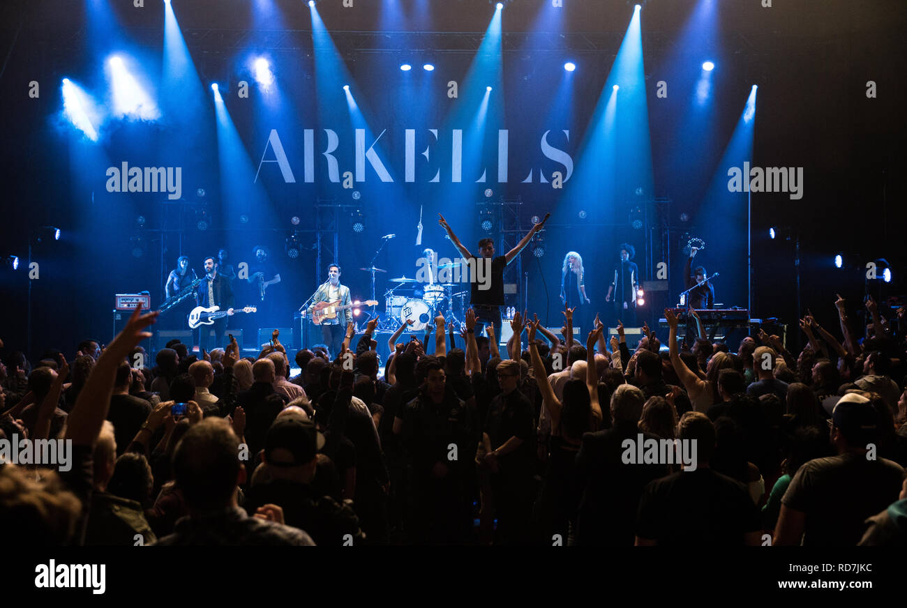 The Arkells perform at Massey Hall in Toronto Stock Photo - Alamy