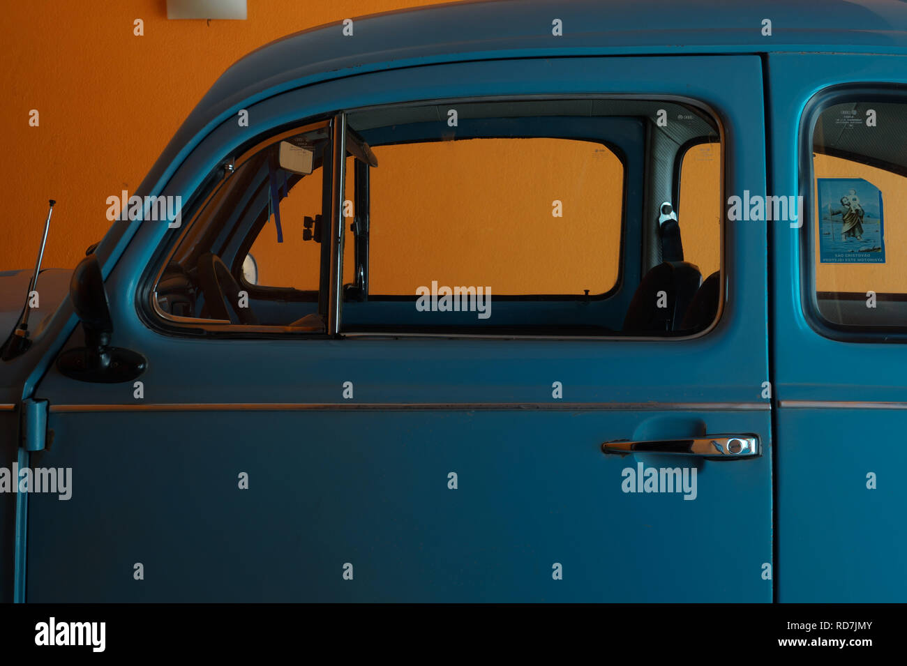 Photographs of a blue fusca Stock Photo - Alamy