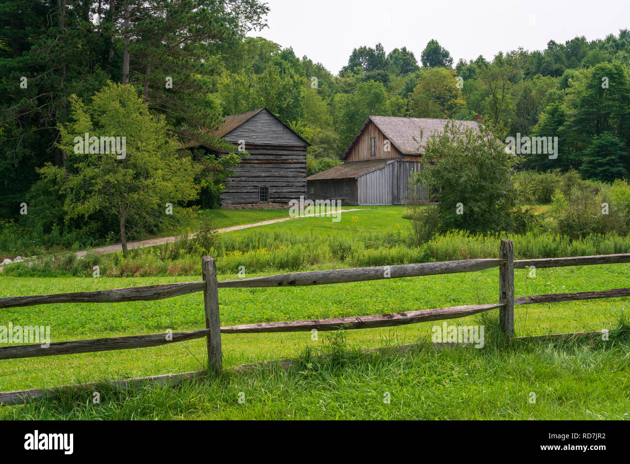 Historic farm buildings at Ohio's only National Park, Cuyahoga Valley ...