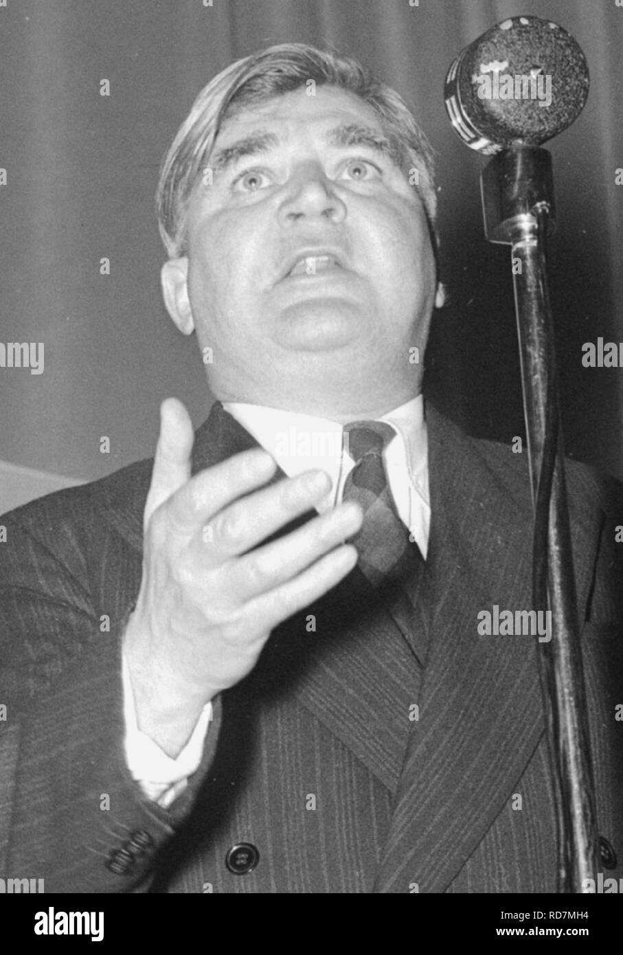 Aneurin bevan Black and White Stock Photos & Images - Alamy