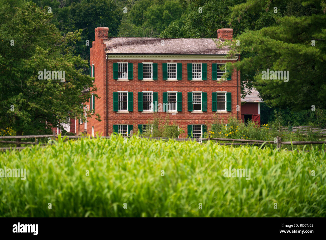 The historic Hale Farm Village in Ohio's only National Park, Cuyahoga ...