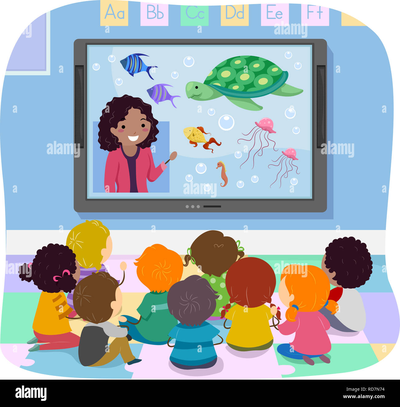 Video Watching Clip Art