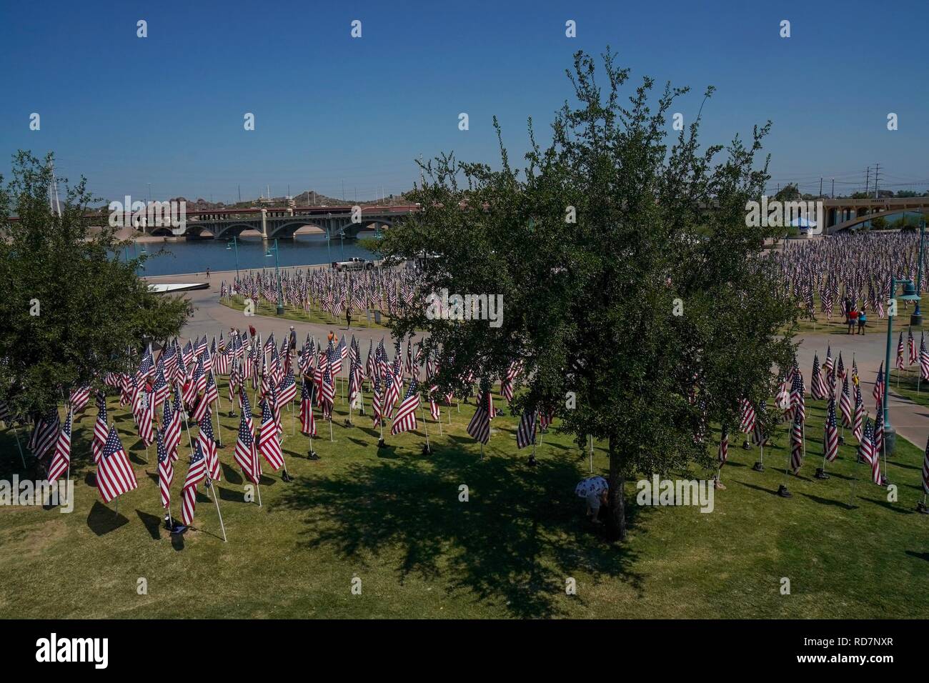 In Tempe, Arizona is the Healing Field where aa flag is placed In honor ...