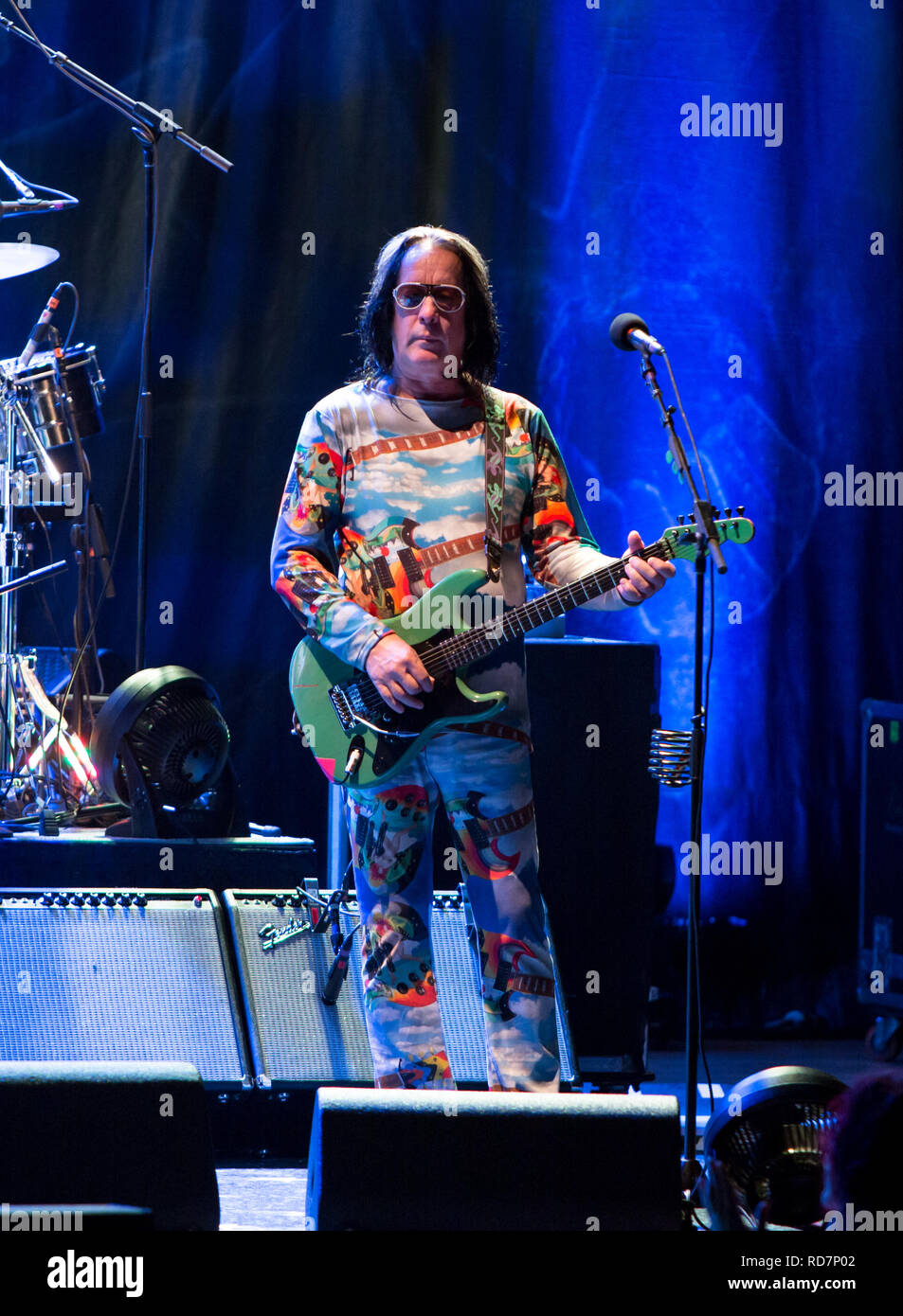 Guitarist Todd Rundgren performs at Massey Hall in Toronto with the ...