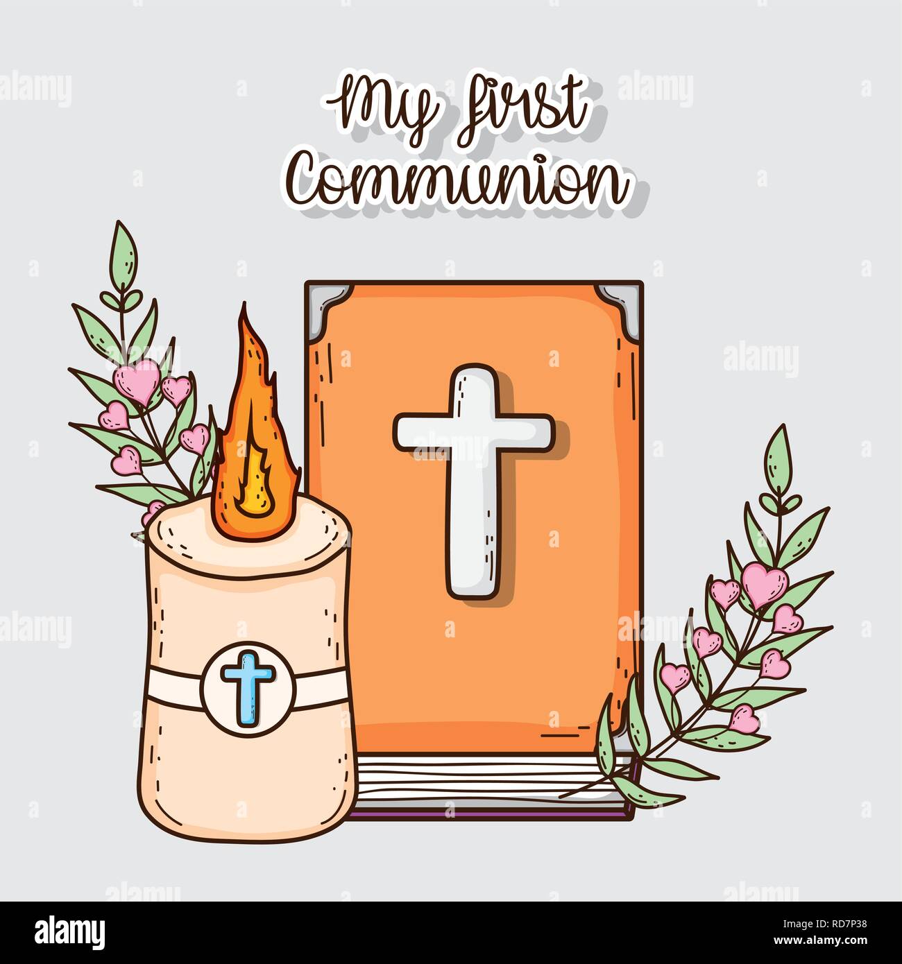 Biblia Primera Communion Clipart