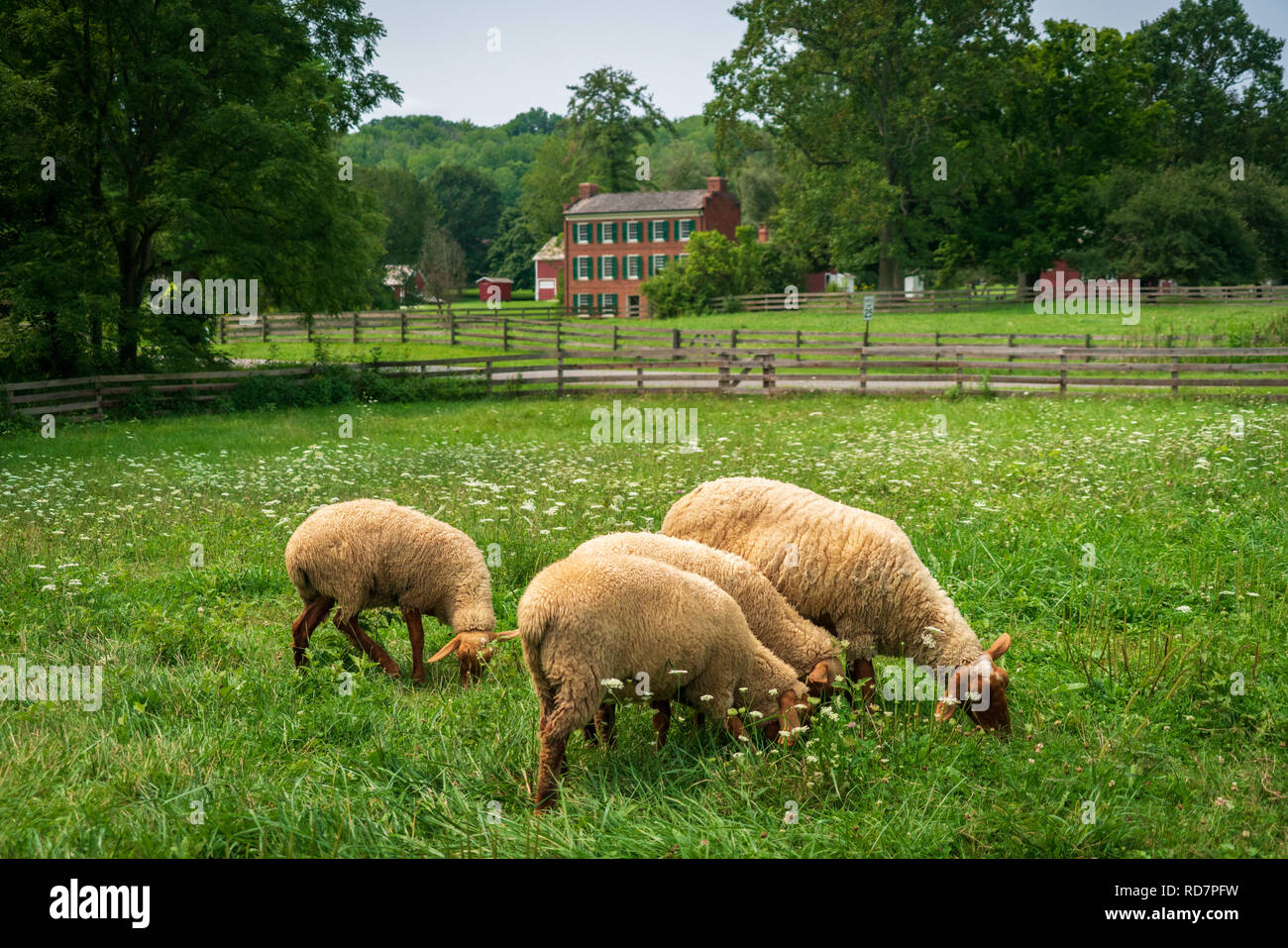The historic Hale Farm Village in Ohio's only National Park, Cuyahoga ...