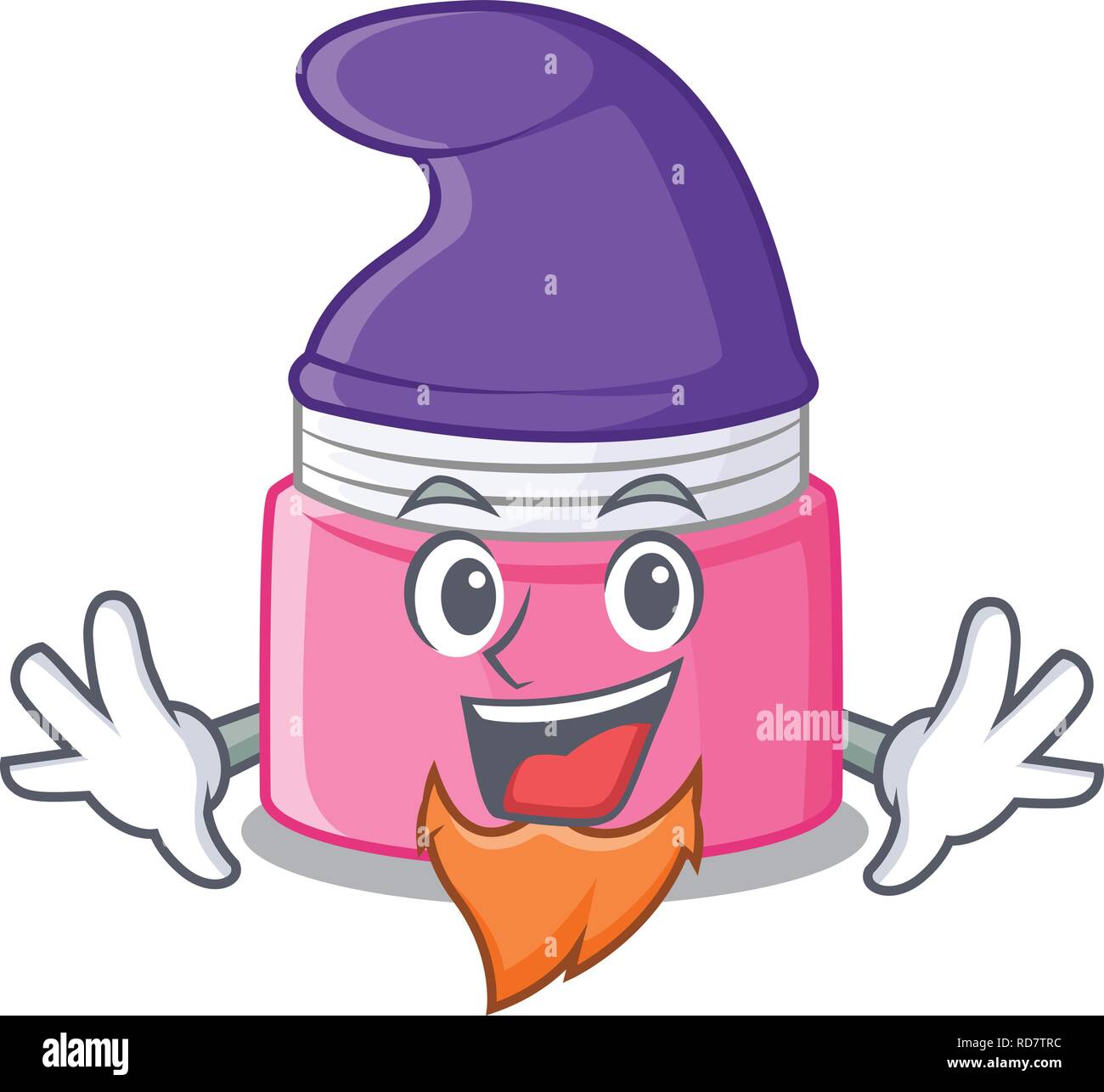 Elf face cream on wooden cartoon table Stock Vector Image & Art - Alamy