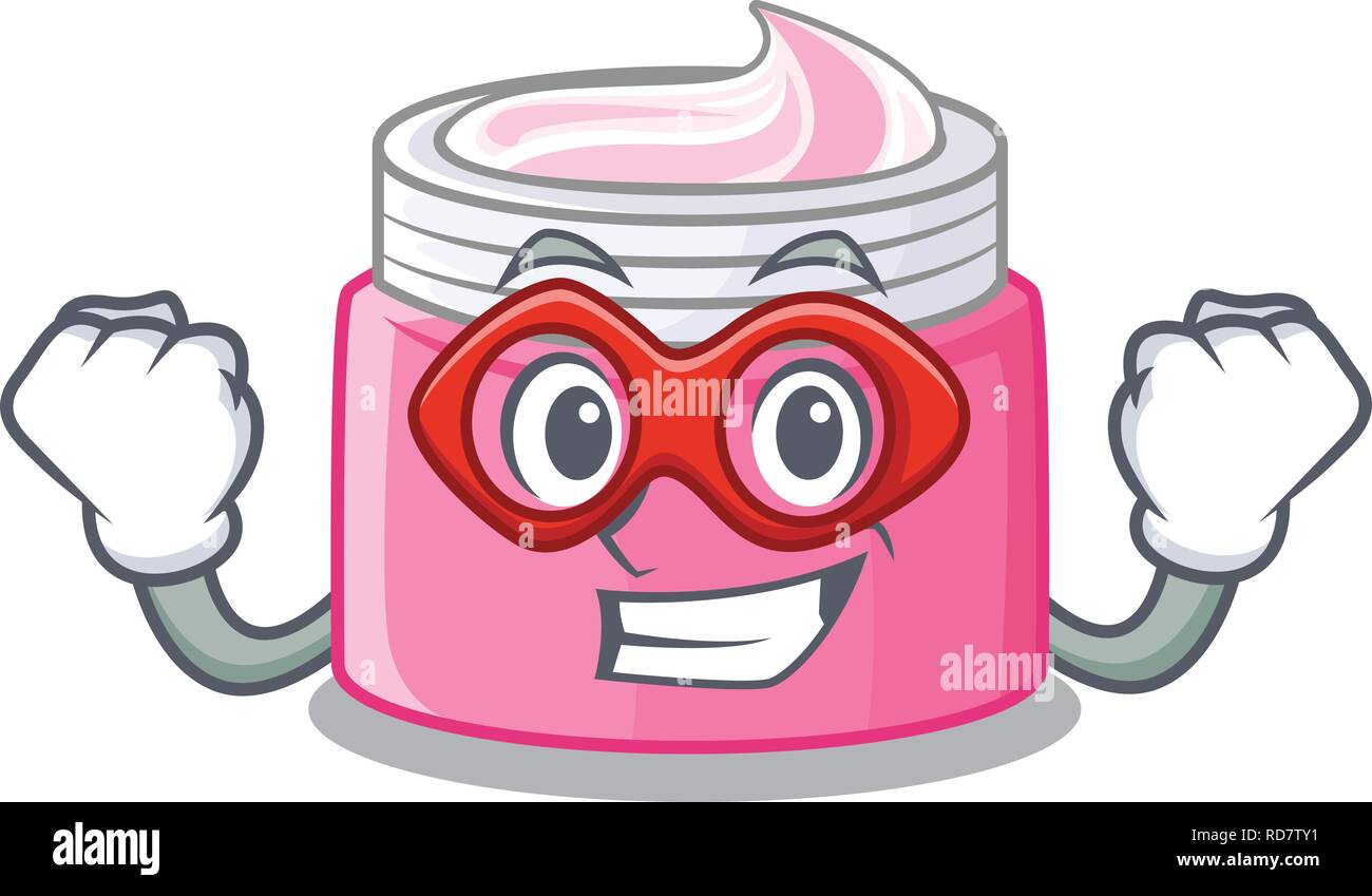 Super hero face cream in the cartoon form Stock Vector Image & Art - Alamy