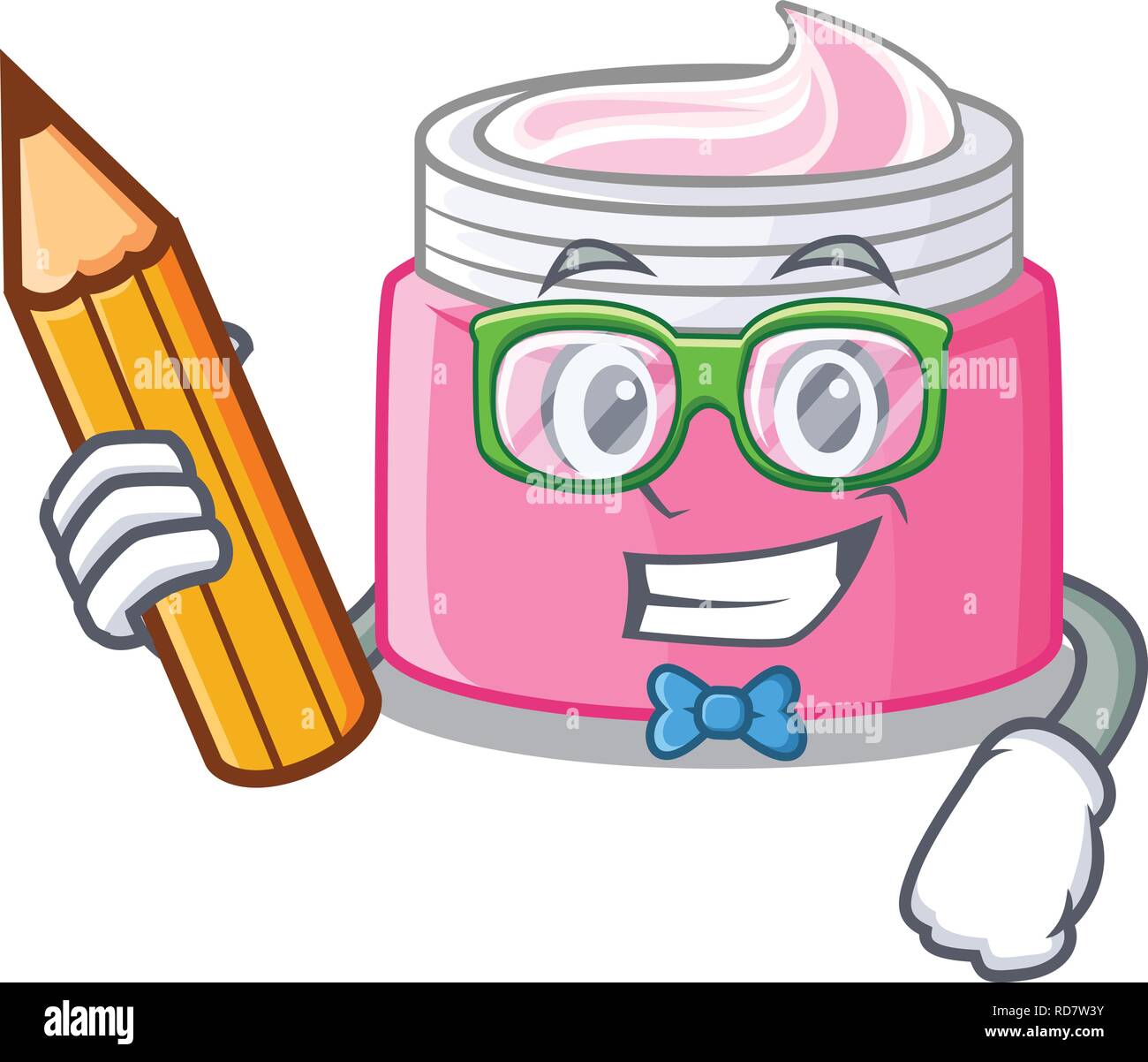 Student face cream in the cartoon form Stock Vector Image & Art - Alamy
