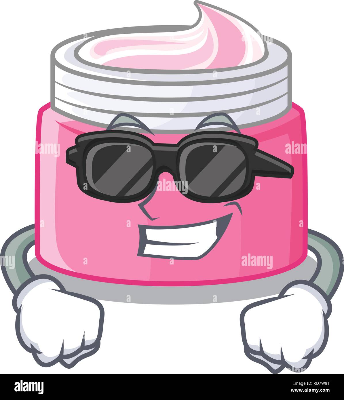 Super cool face cream in the cartoon form Stock Vector Image & Art - Alamy