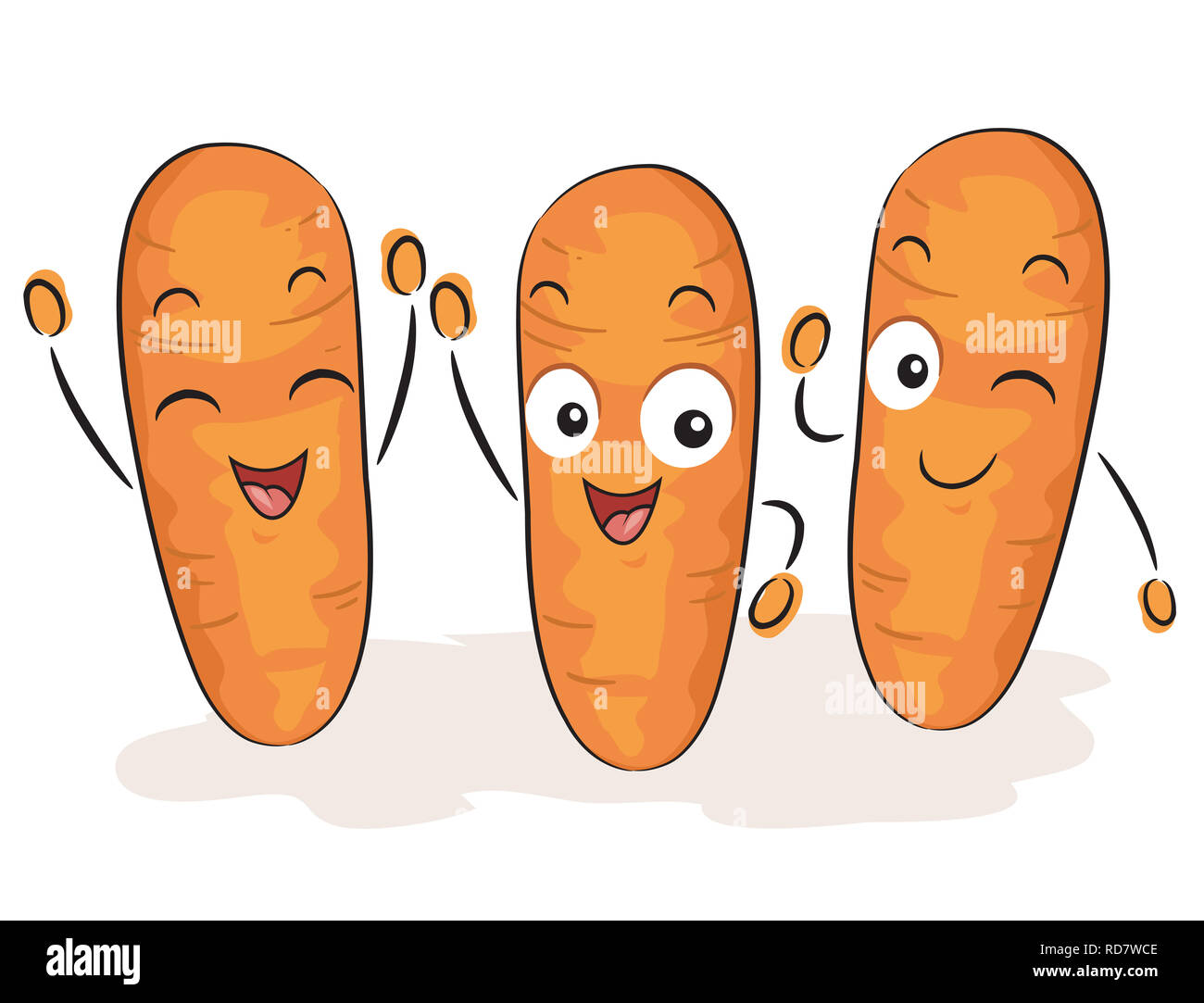 Baby Carrots Clipart