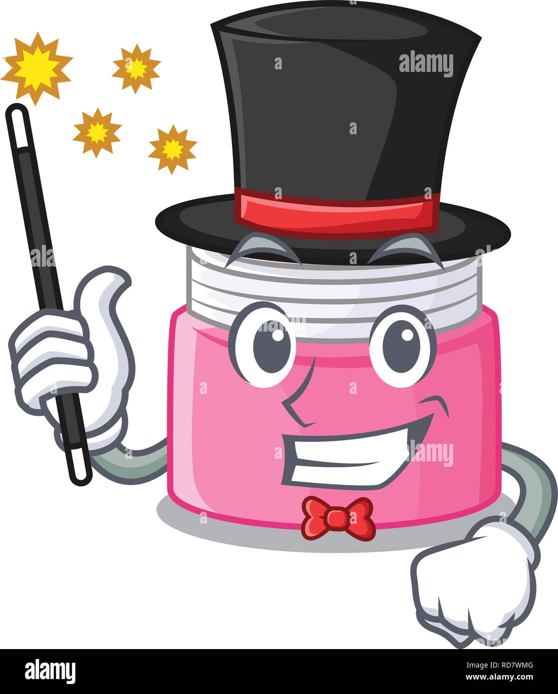 Magician face cream in a cartoon jar Stock Vector Image & Art - Alamy