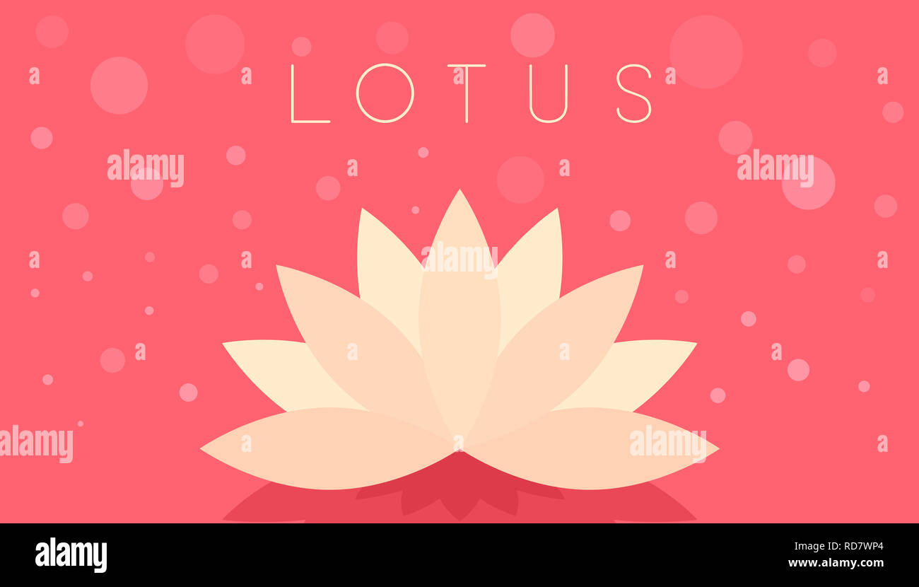 Illustration of a Lotus Design for Enlightenment and Purity Symbol ...