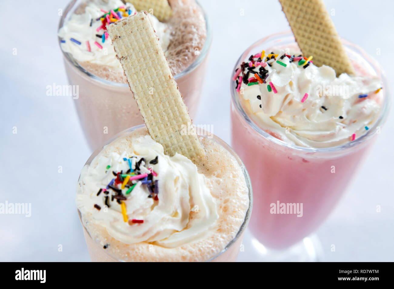 Milk shakes ice cream hi-res stock photography and images - Alamy