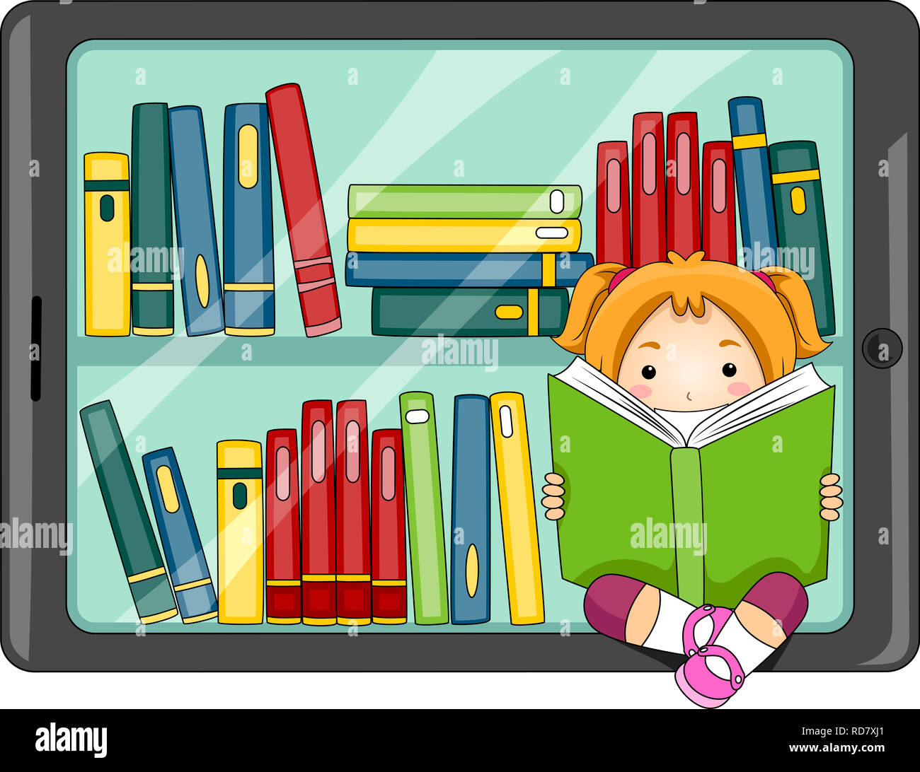 Digital Library Clipart