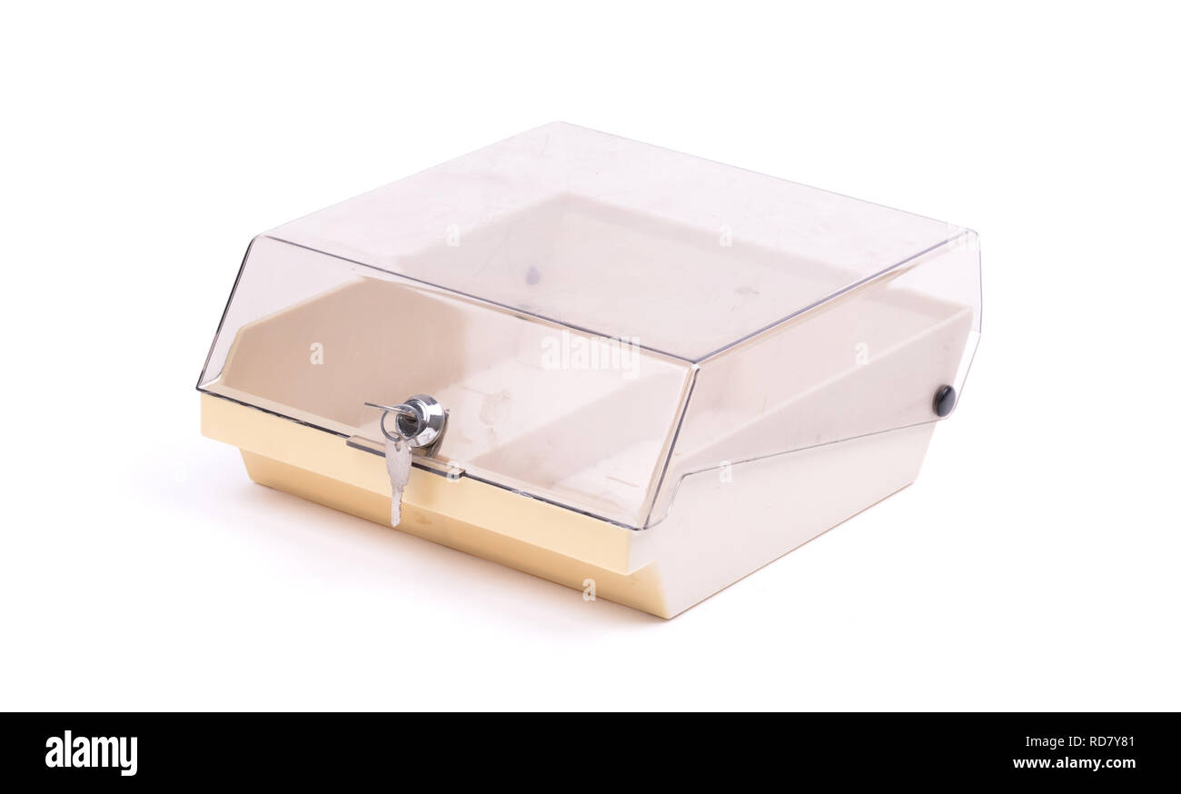 Empty floppy disk box isolated on white Stock Photo - Alamy