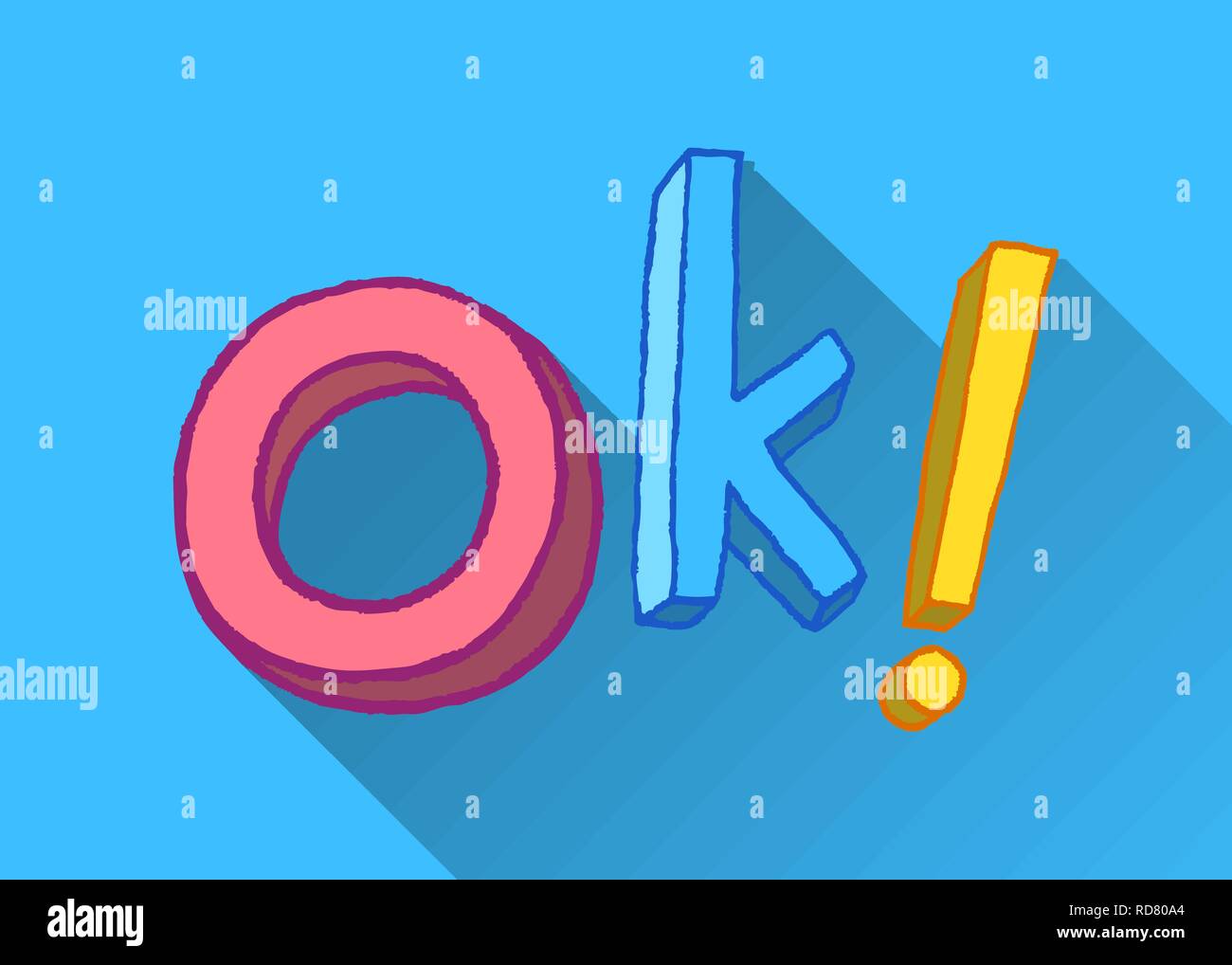 Letters gesture Stock Vector Images - Alamy