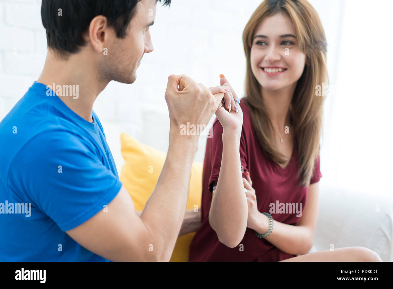 Pinky finger hi-res stock photography and images - Alamy