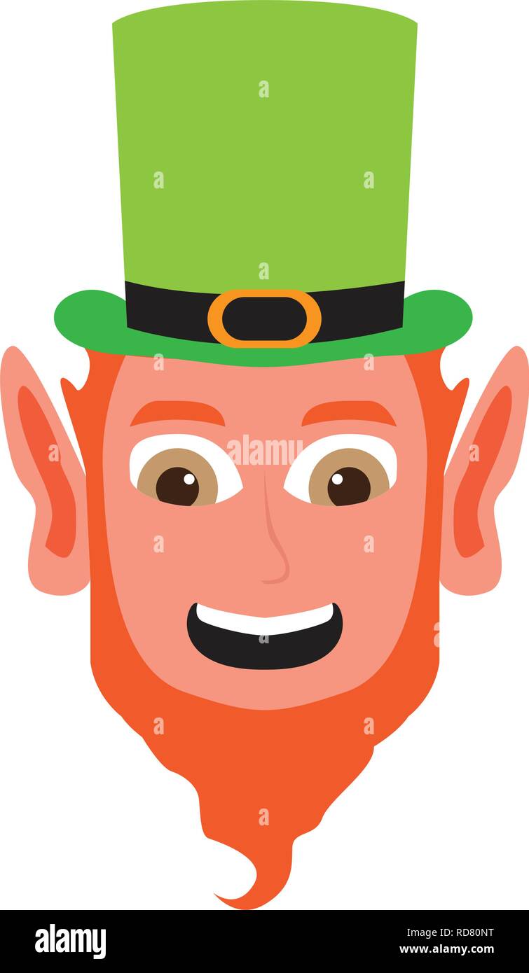Avatar of a happy irish elf Stock Vector Image & Art - Alamy
