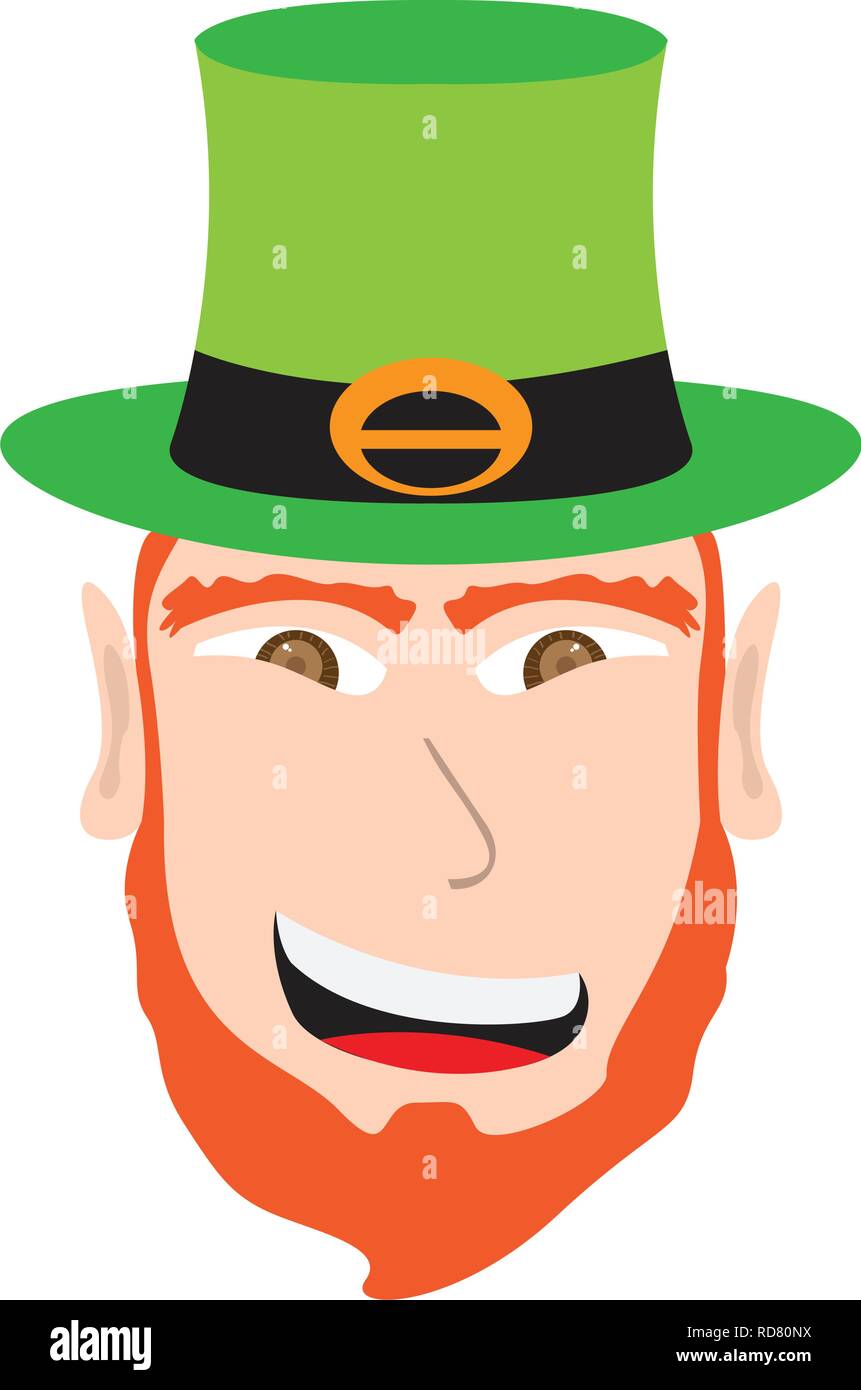 Avatar of a happy irish elf Stock Vector Image & Art - Alamy