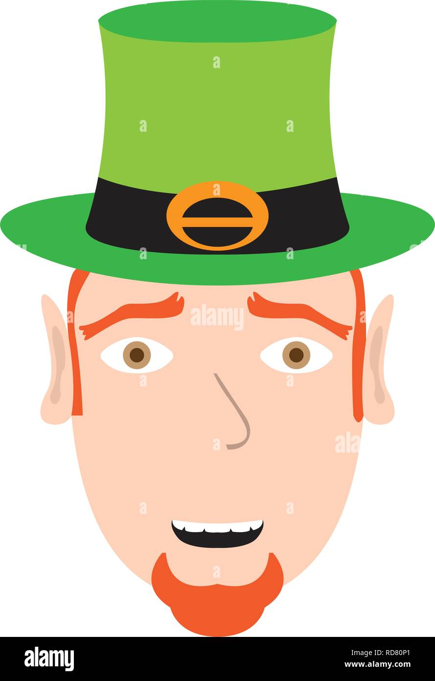 Avatar of a surprised irish elf Stock Vector Image & Art - Alamy