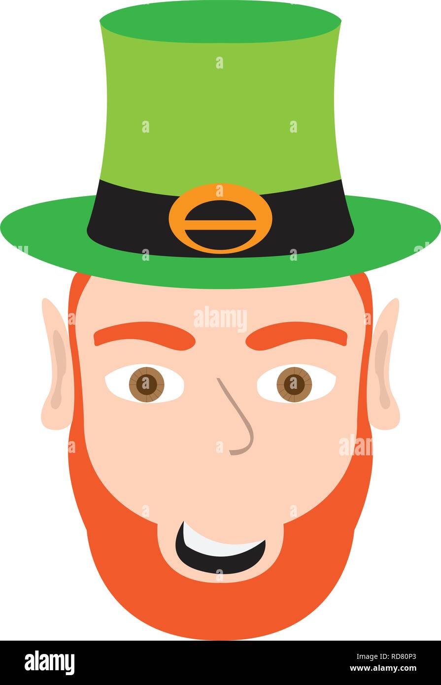 Avatar of a happy irish elf Stock Vector Image & Art - Alamy