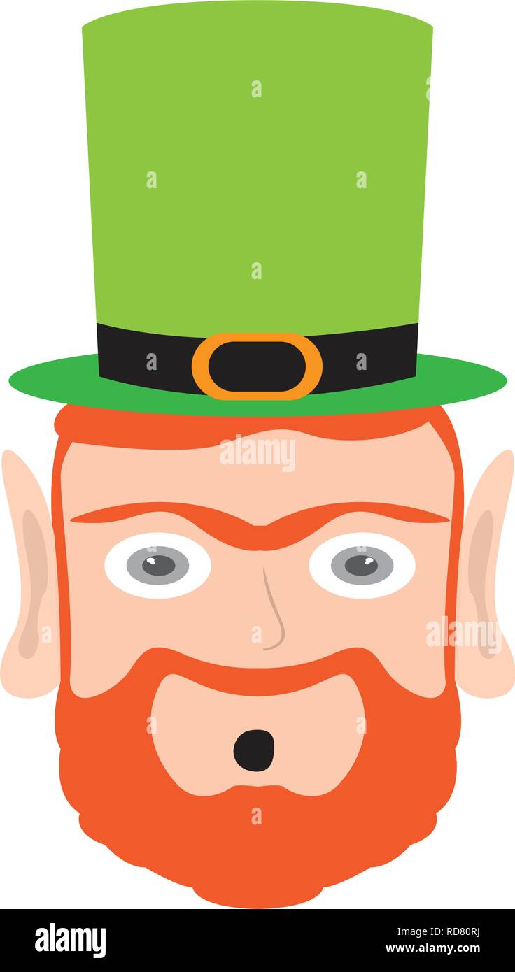 Avatar of amazed irish elf Stock Vector Image & Art - Alamy