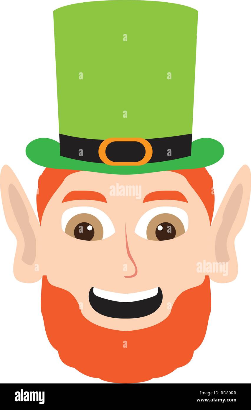 Avatar of a happy irish elf Stock Vector Image & Art - Alamy