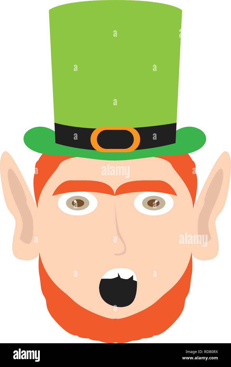 Avatar of amazed irish elf Stock Vector Image & Art - Alamy