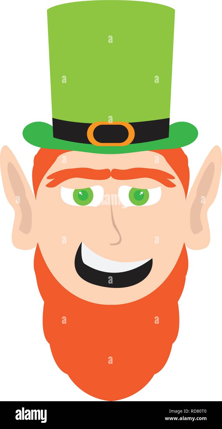 Avatar of a happy irish elf Stock Vector Image & Art - Alamy