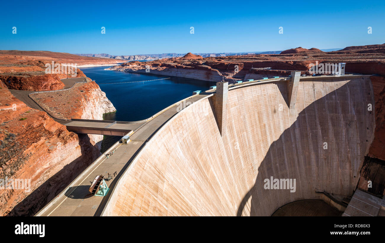 Glen Canyon Dam, Glen Canyon National Recreation Area, Page, Arizona ...