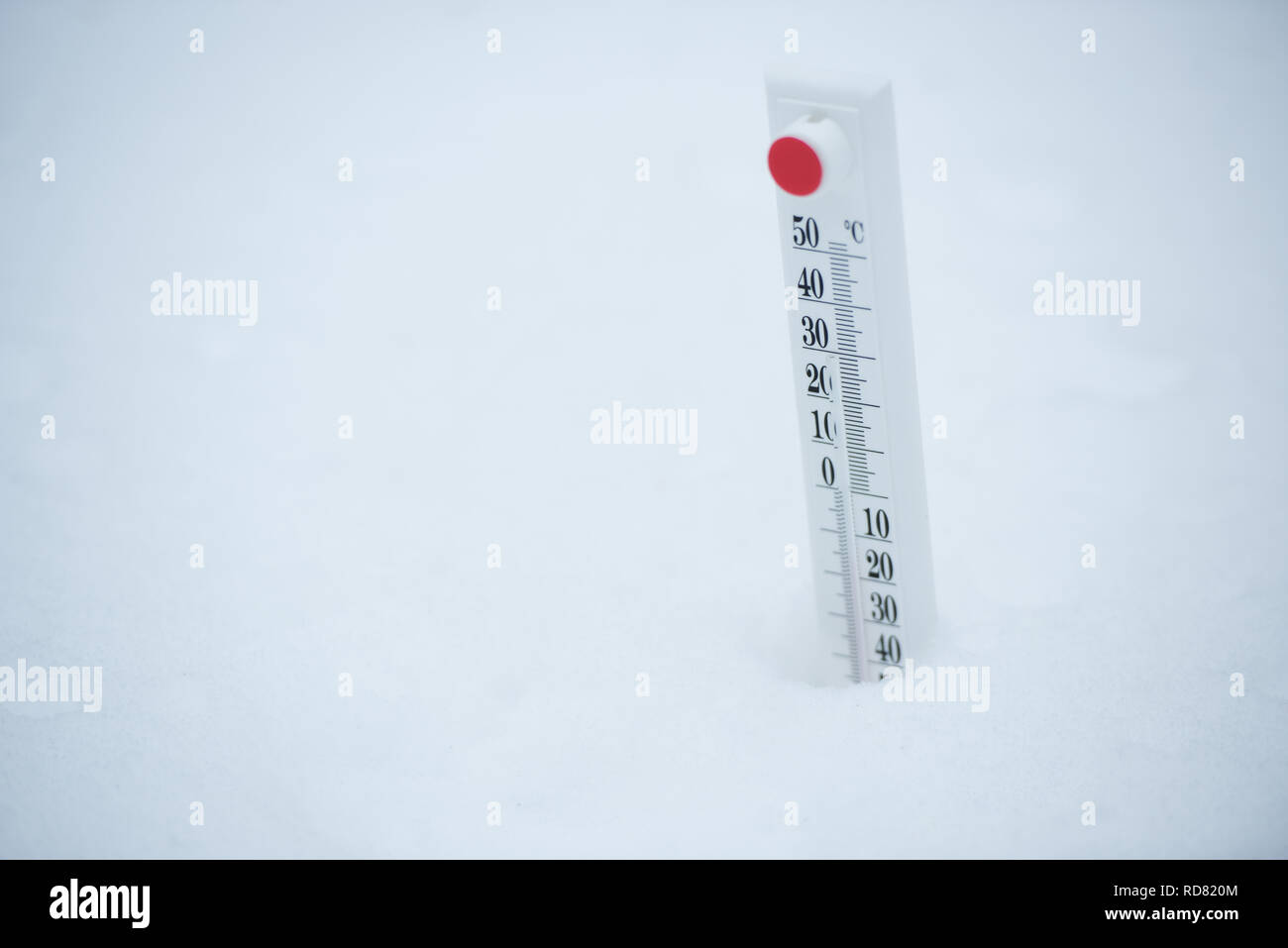 multicolored thermometer showing temperature outside Stock Photo - Alamy