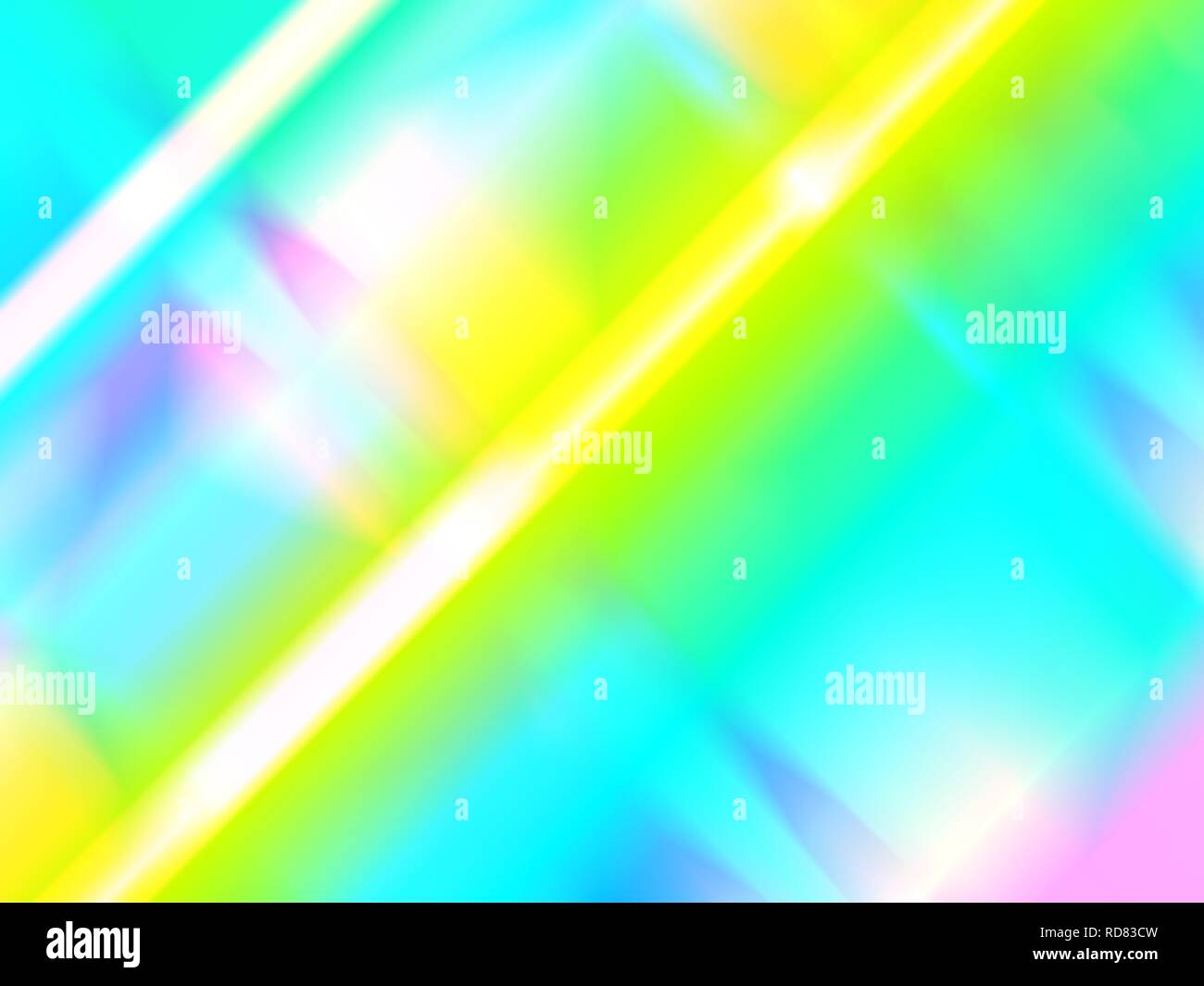 Disco background. Rainbow reflection and light beams texture Stock ...