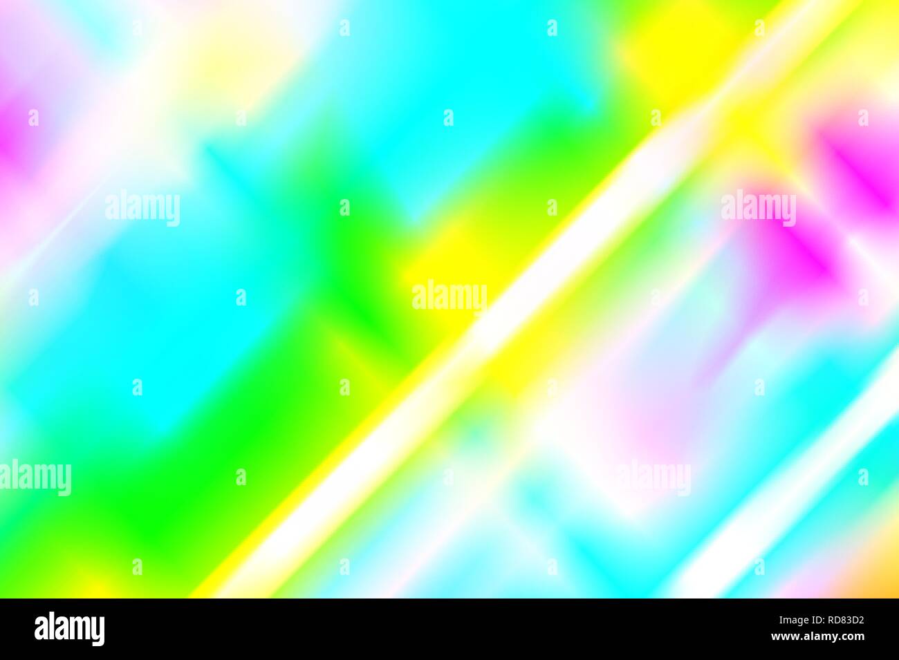 Disco background. Rainbow reflection and light beams texture Stock ...