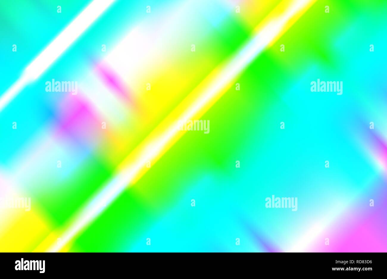 Rainbow beams of light. Holographic iridescent background Stock Vector ...