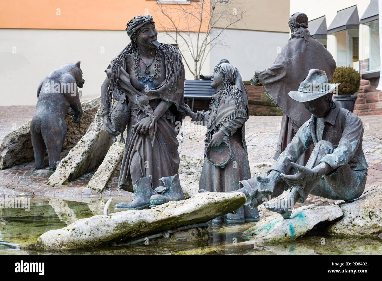 Weil Der Stadt, Germany, Jan 14, 2019: Johannes Kepler's Motherland Old ...