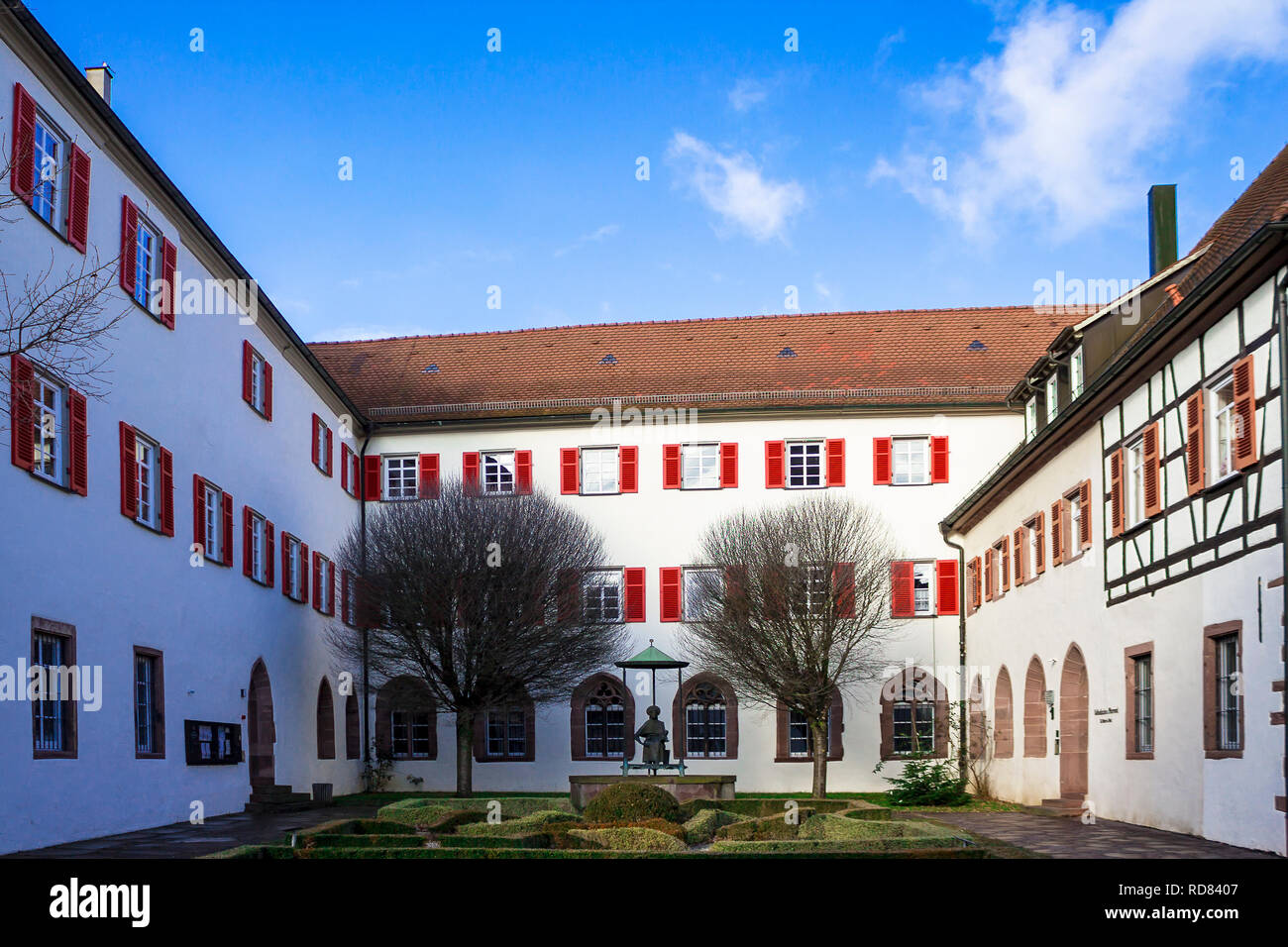 Weil Der Stadt, Germany, Jan 14, 2019: Johannes Kepler's Motherland Old ...