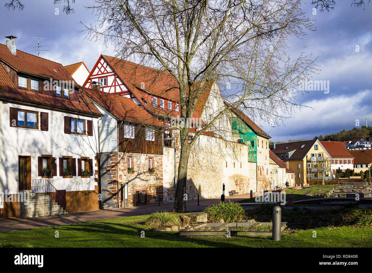 Weil Der Stadt, Germany, Jan 14, 2019: Johannes Kepler's Motherland Old ...