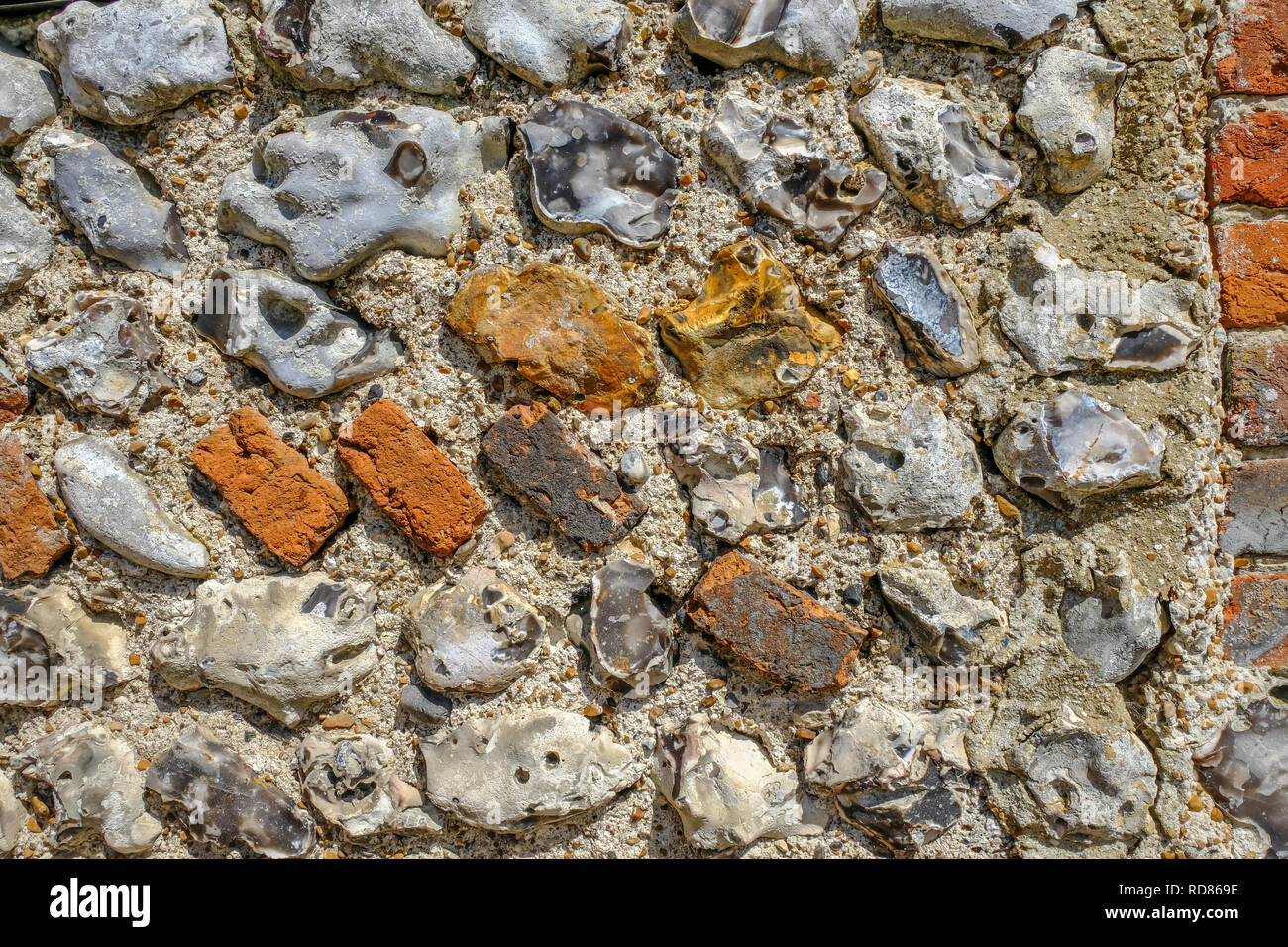 Traditional flint stone wall texture hi-res stock photography and ...