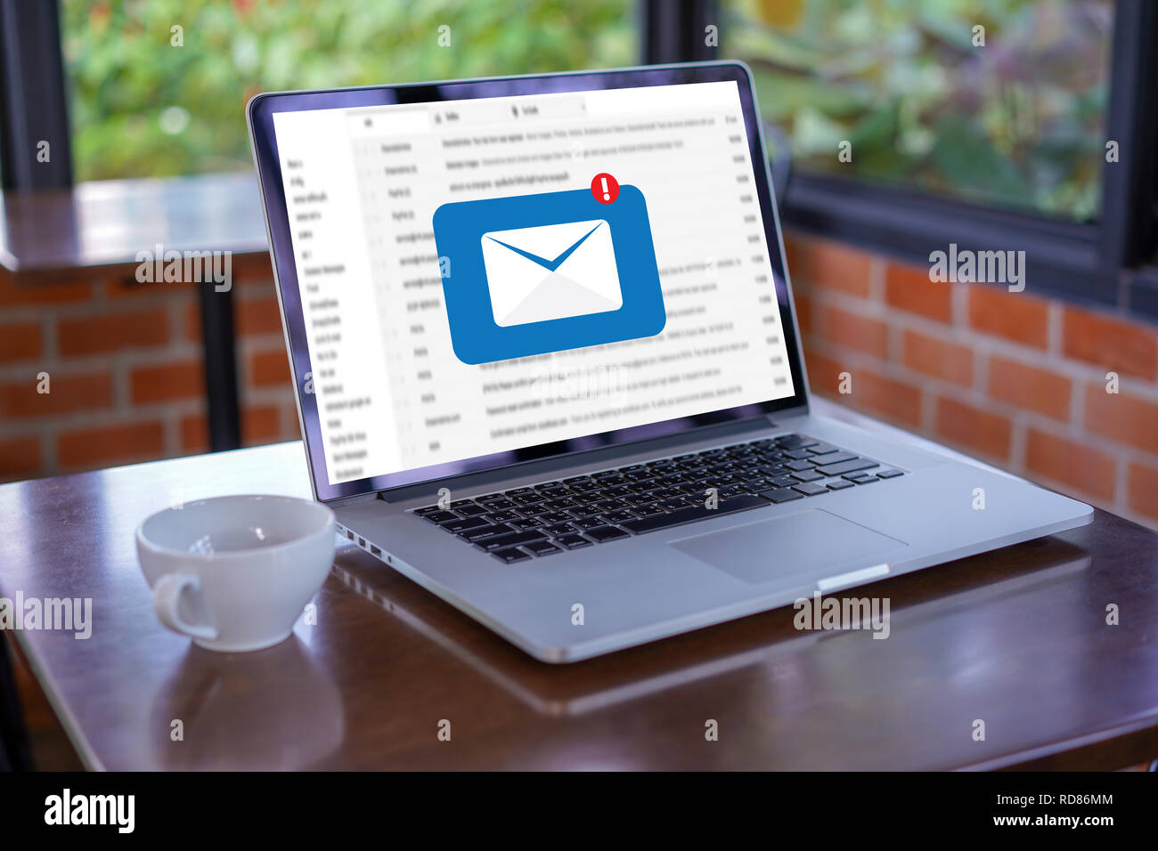 Mail Communication Connection message to mailing contacts phone Global Letters Concept Stock ...