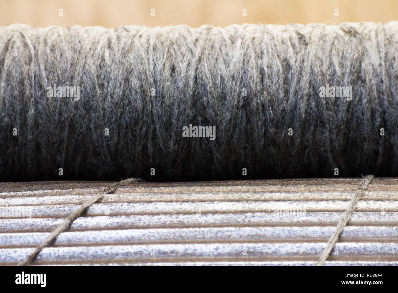 Thread being produced from pure wool ,sustainably produced wool ...