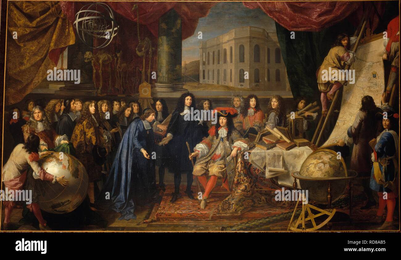Colbert Presenting the Members of the Royal Academy of Sciences to ...