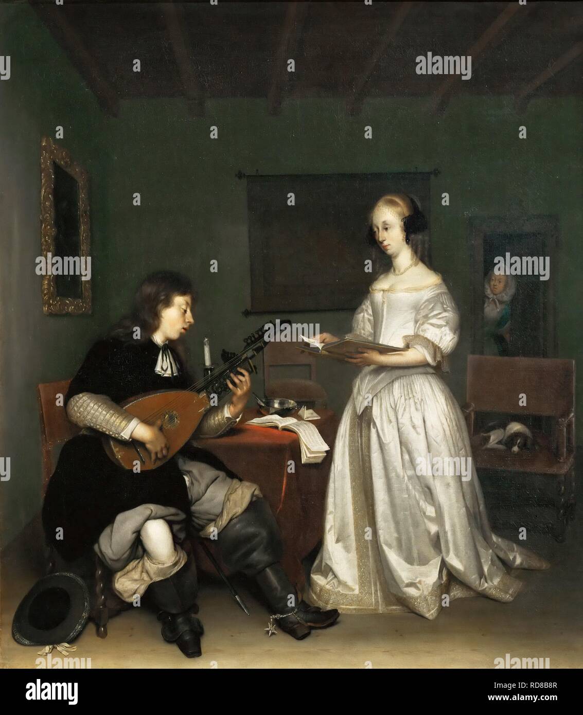 The Duet: Singer and Theorbo Player. Museum: Musee du Louvre, Paris ...