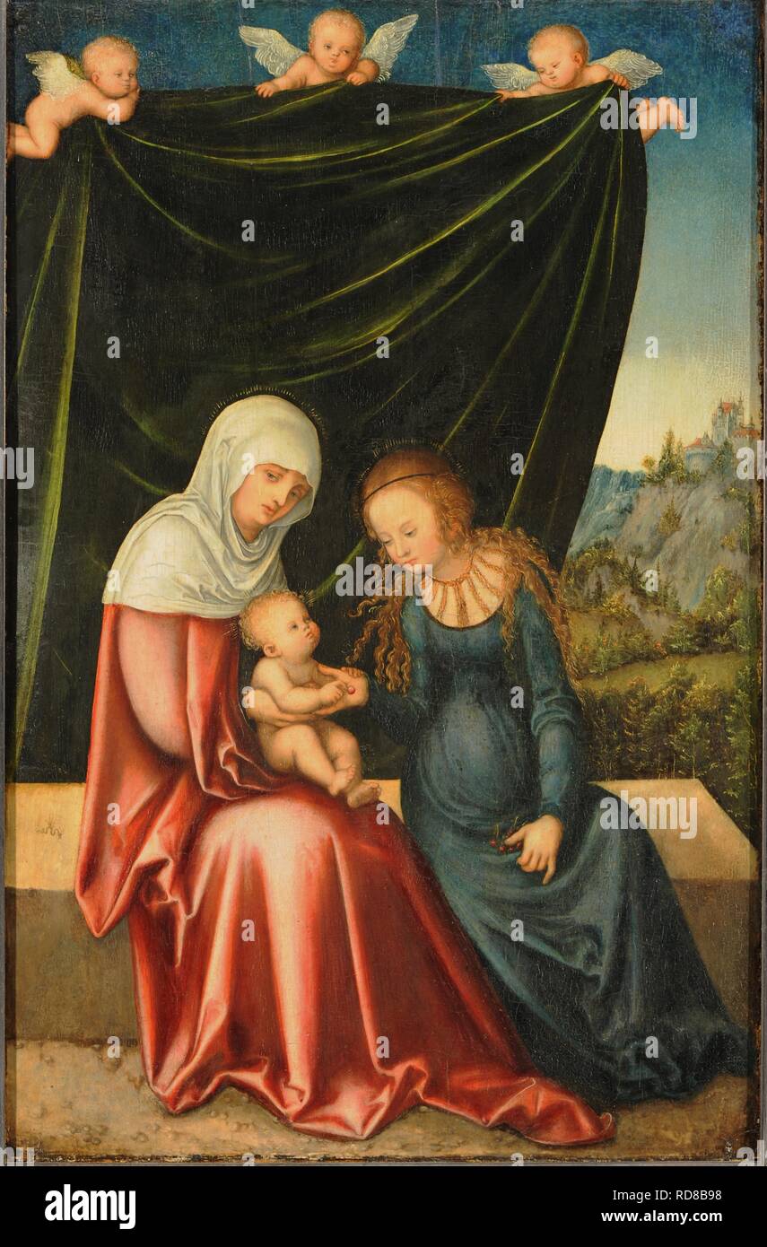 The Virgin and Child with Saint Anne. Museum: Staatliche Museen, Berlin. Author: Cranach, Lucas ...
