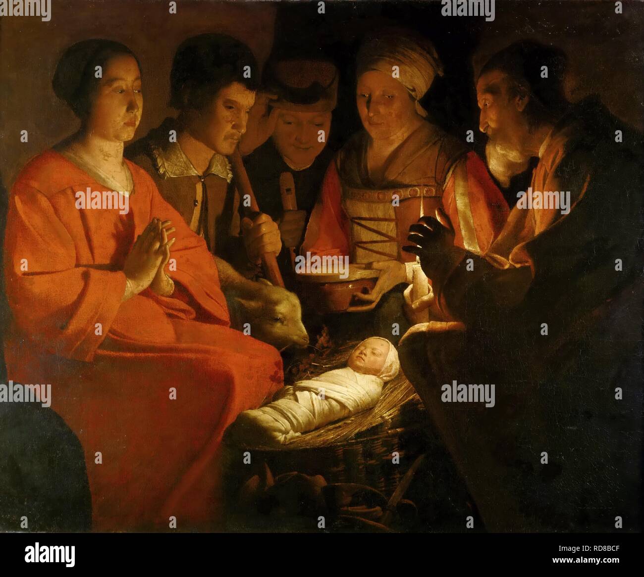 The Adoration of the Shepherds. Museum: Musee du Louvre, Paris. Author ...
