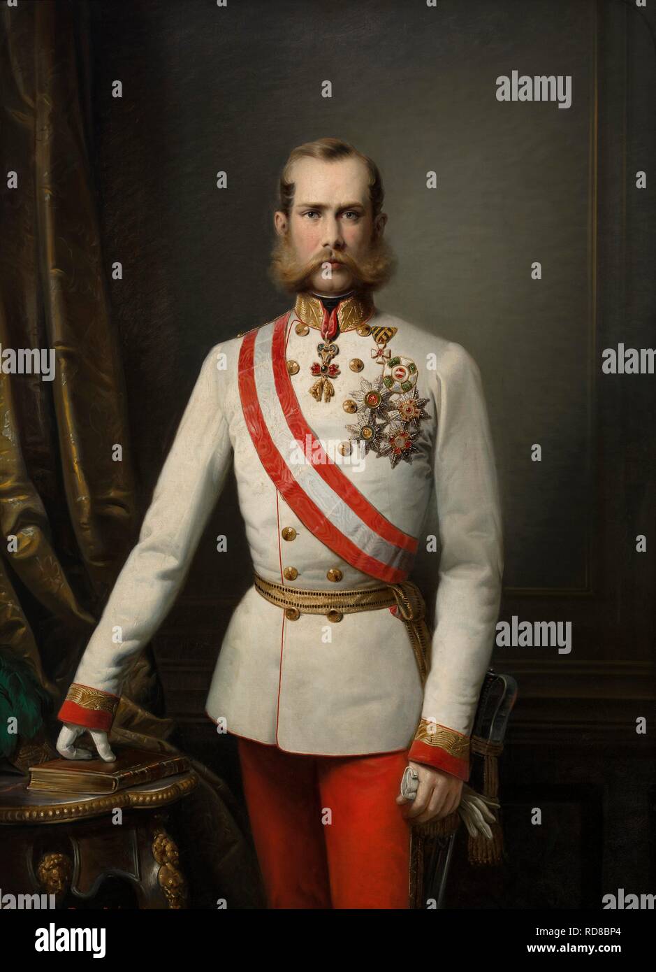 Portrait of Franz Joseph I of Austria. Museum: Landesmuseum Joanneum ...