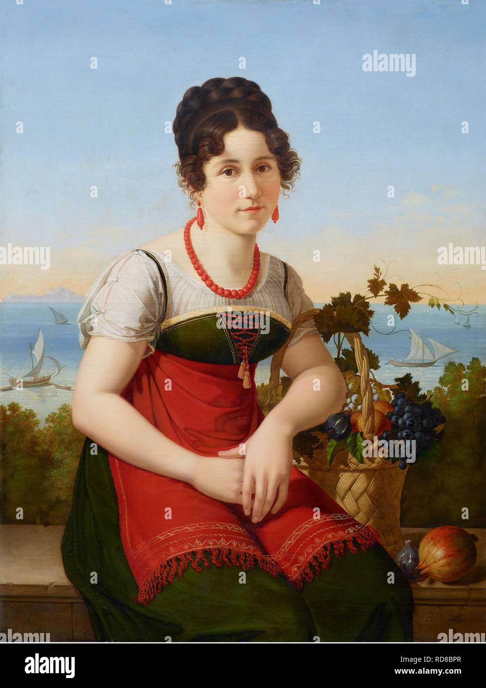 Portrait of an Italian woman. Museum: Dresden State Art Collections ...