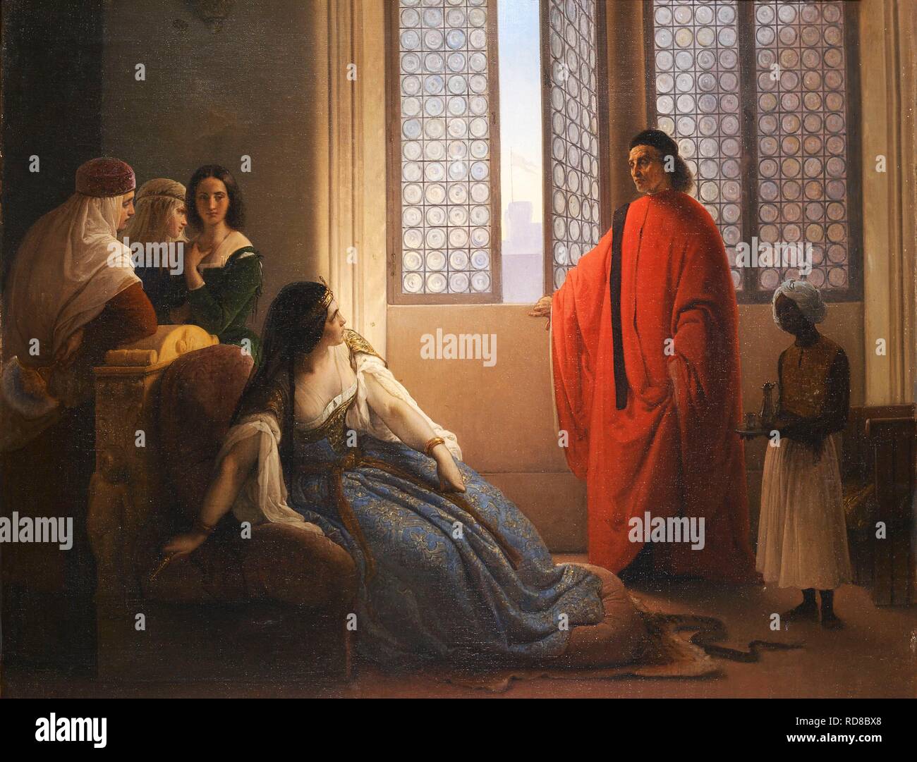 Caterina Cornaro Receives News of Deposition of Queen of Cyprus. Museum ...