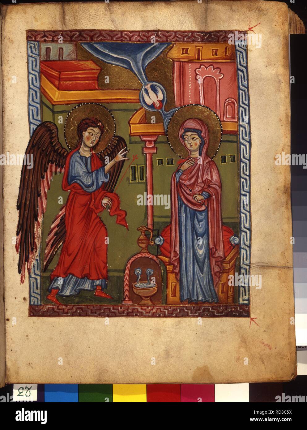 Archangel gabriel manuscript hi-res stock photography and images - Alamy