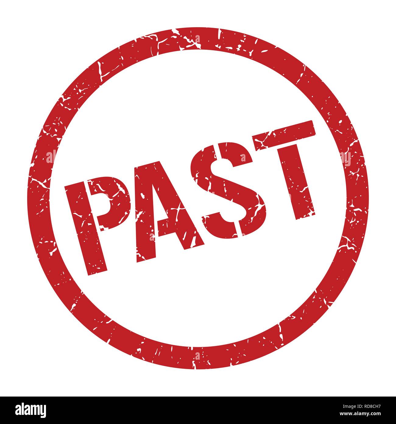 past red round stamp Stock Vector Image & Art - Alamy